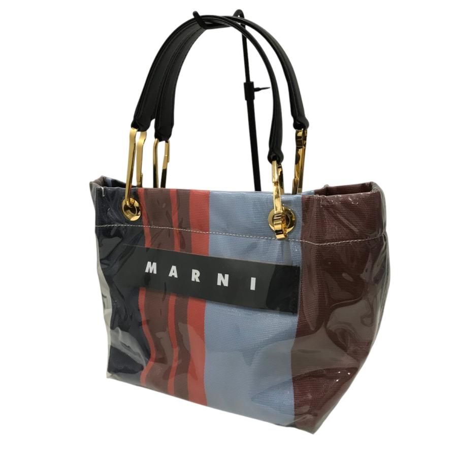 MARNI マルニ 19AW 【GLOSSY GRIP】 ハンドバッグ ブルー×オレンジ : カインドオルYahoo!店 - 通販 - Yahoo!ショッピング