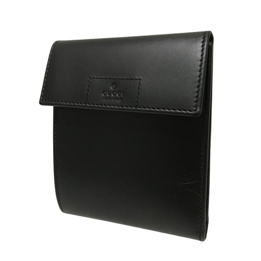 GUCCI 【値下げ】GUCCI 2つ折り財布 034 4463 ブラック (EC) : カインドオルYahoo!店 - 通販 - Yahoo!ショッピング