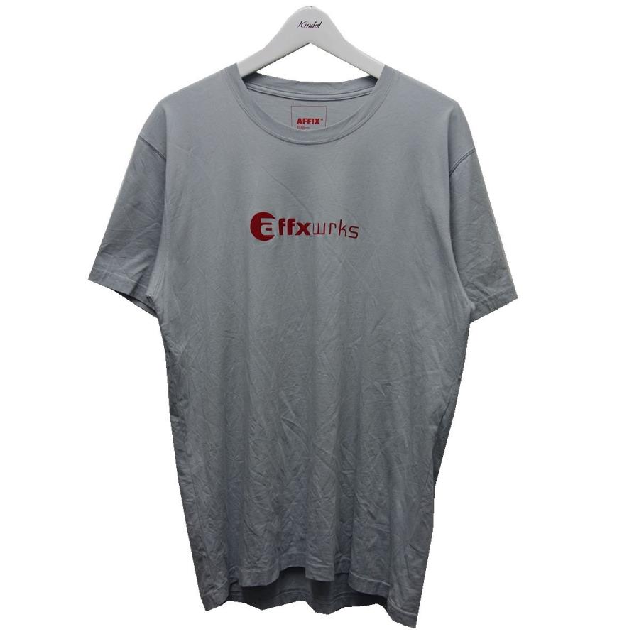 AFFIX 【値下げ】AFFIX プリントTシャツ ライトグレー サイズ：L (代官山店) : カインドオルYahoo!店 - 通販 - Yahoo!ショッピング