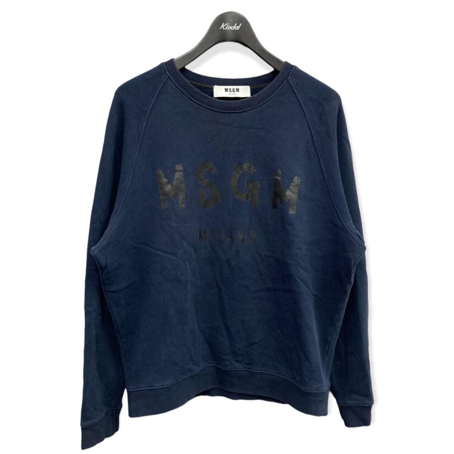 【値下げ】MSGM ラグランスウェット ネイビー サイズ：L (新宿店) : 8045000444517 : カインドオルYahoo!店 - 通販 - Yahoo!ショッピング