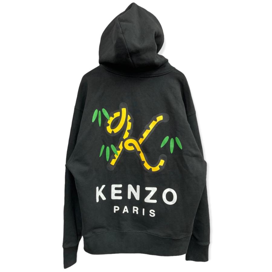 KENZO 【値下げ】KENZO 22SS Tiger Tail CollectionByNIGO ロゴタイガープルオーバーパーカー ブラック サイズ：M (新宿 : カインドオルYahoo ...