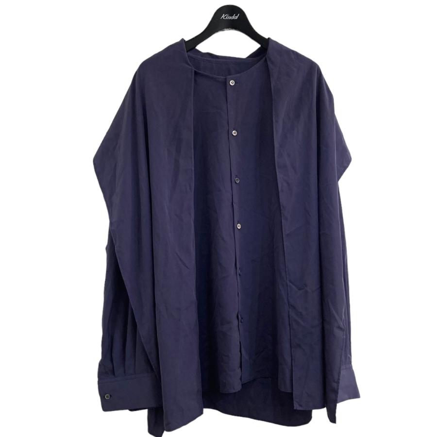 LAD MUSICIAN 【値下げ】LAD 21AW 「DECHINE BOW COLLAR SHIRT」 襟デザインオープンカラーシャツ パープル サイズ：46 (EC) : カインドオル ...