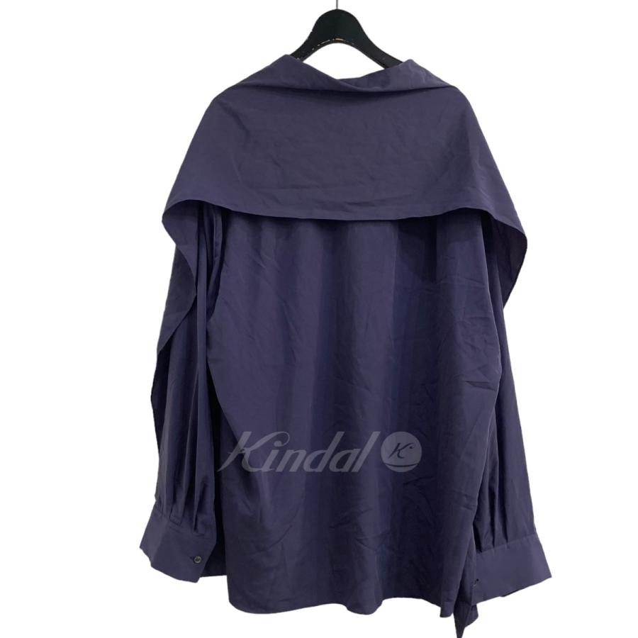 LAD MUSICIAN 【値下げ】LAD 21AW 「DECHINE BOW COLLAR SHIRT」 襟デザインオープンカラーシャツ パープル サイズ：46 (EC) : カインドオル ...
