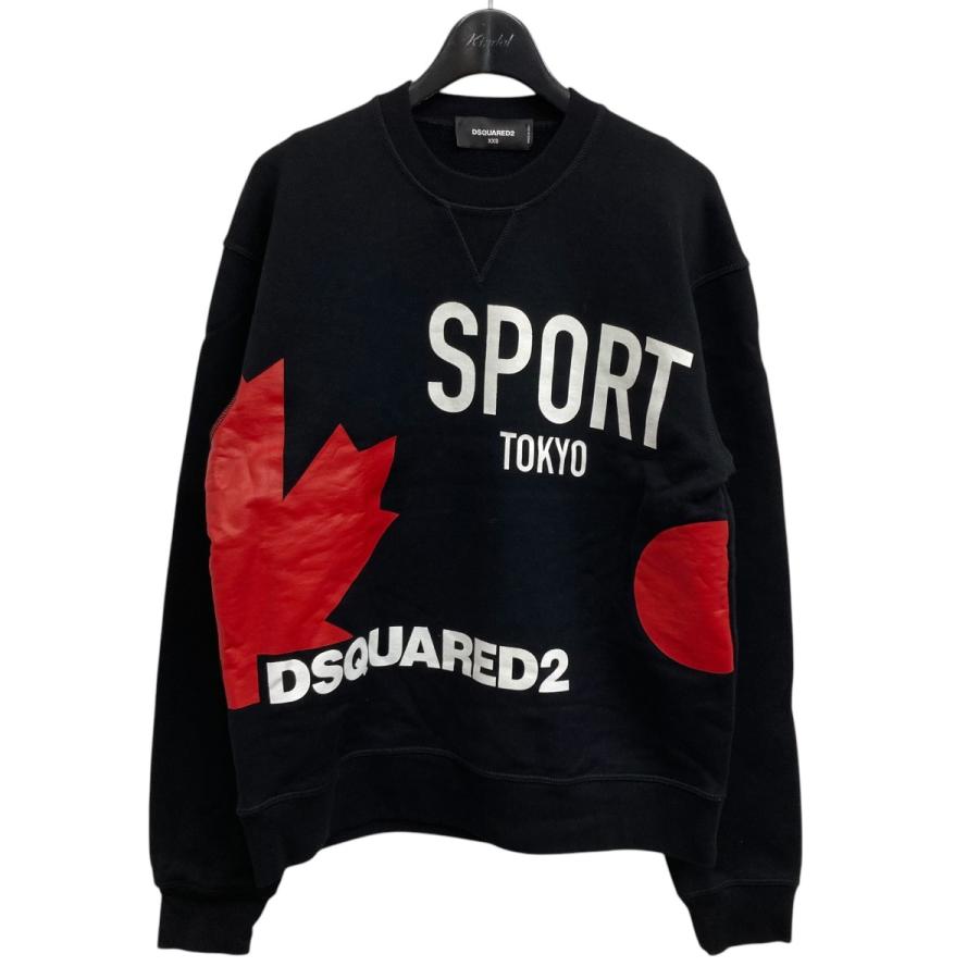 ディースクエアード DSQUARED2 20AW プリントスウェット ブラック サイズ：XXS : 8045000863066 : カインドオルYahoo!店 - 通販 - Yahoo!ショッピング