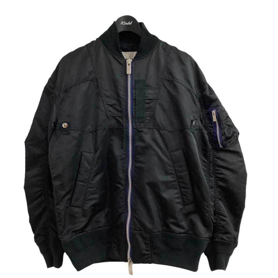 sacai サカイ ボンバージャケット 17-01221M ブラック サイズ：2 : カインドオルYahoo!店 - 通販 - Yahoo!ショッピング
