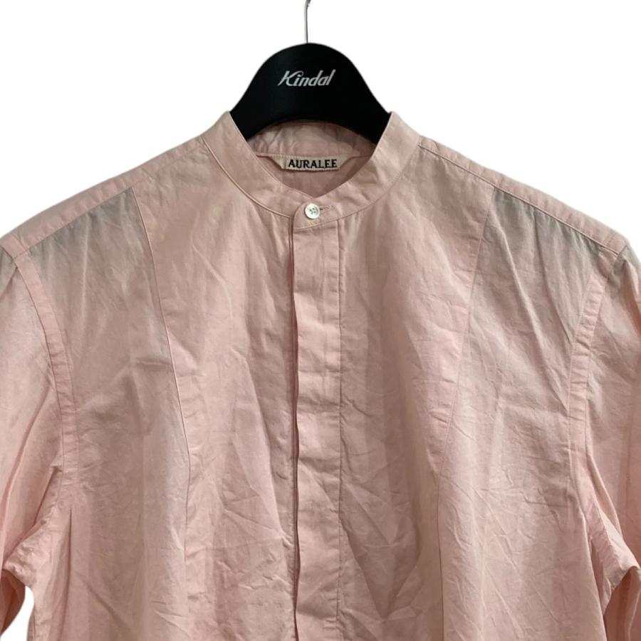 AURALEE 【値下げ】AURALEE 半袖ブラウス A23SS02IS ライトピンク サイズ：0 (EC) : カインドオルYahoo!店 - 通販 - Yahoo!ショッピング
