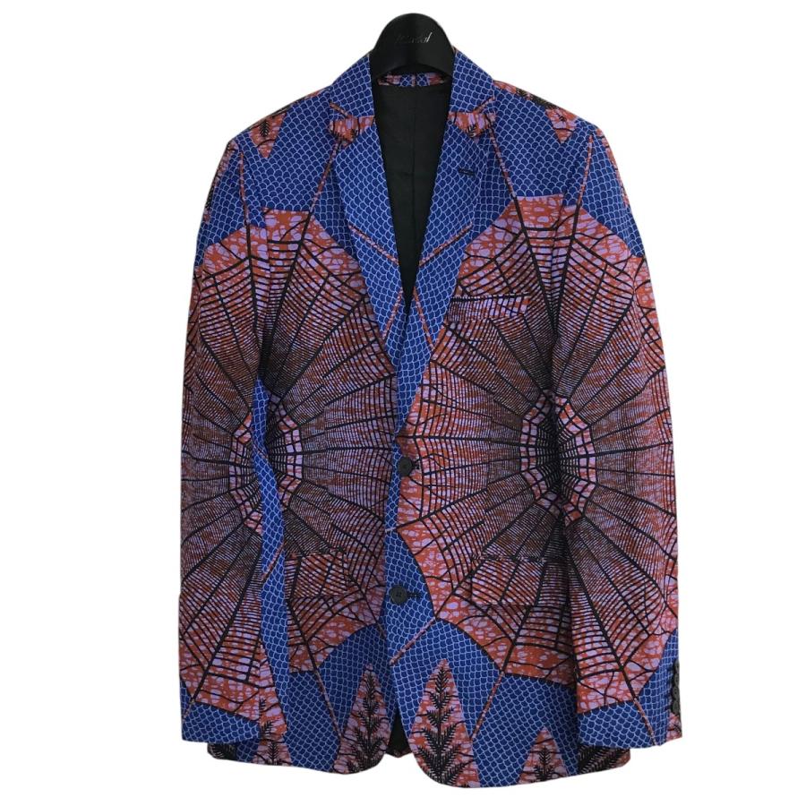 デントデマン DENT de MAN 総柄ジャケット ブルー×オレンジ サイズ：34 : 8045000925009 : カインドオルYahoo!店 - 通販 - Yahoo!ショッピング