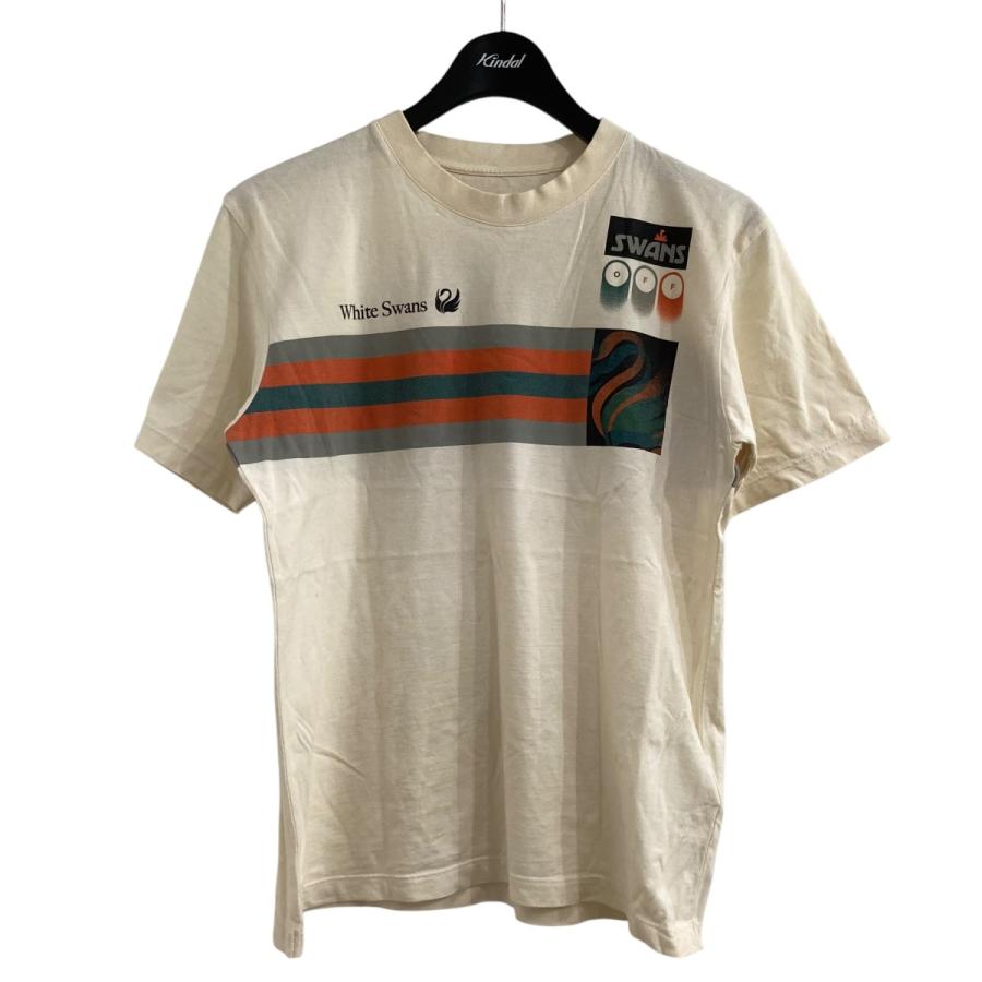 off white 【値下げ】OFFWHITE プリントTシャツ アイボリー サイズ：S (EC) : カインドオルYahoo!店 - 通販 - Yahoo!ショッピング