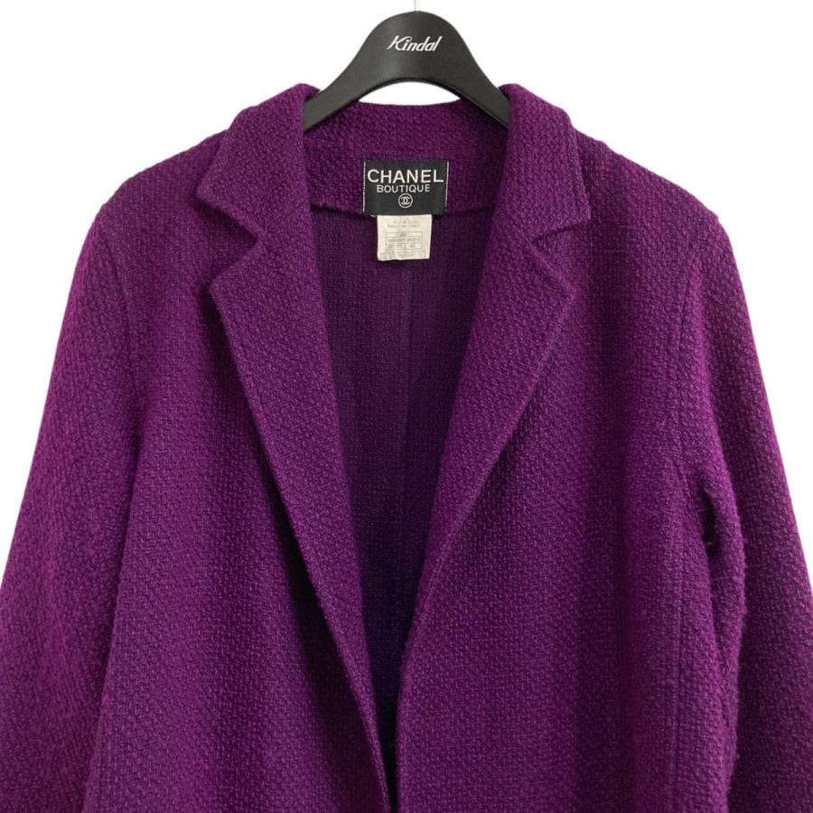 CHANEL 【値下げ】CHANEL 95A ツイードジャケット P05898V04373 パープル サイズ：40 (新宿店) : カインドオルYahoo!店 - 通販 - Yahoo!ショッピング