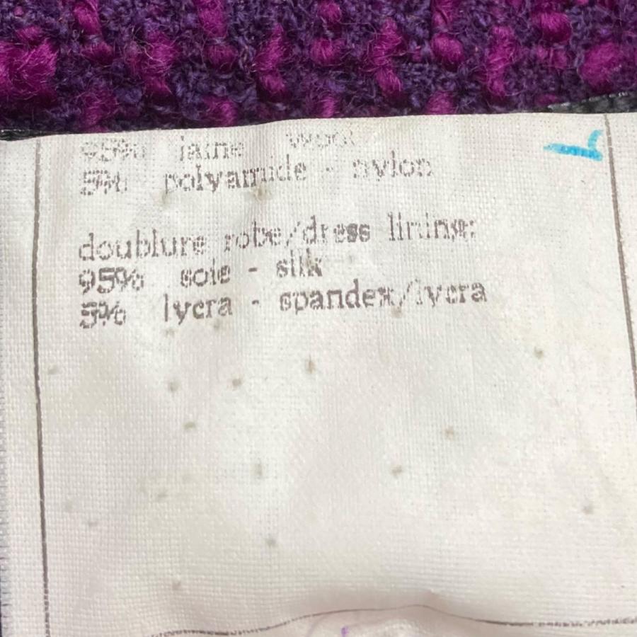 CHANEL 【値下げ】CHANEL 95A ツイードジャケット P05898V04373 パープル サイズ：40 (新宿店) : カインドオルYahoo!店 - 通販 - Yahoo!ショッピング