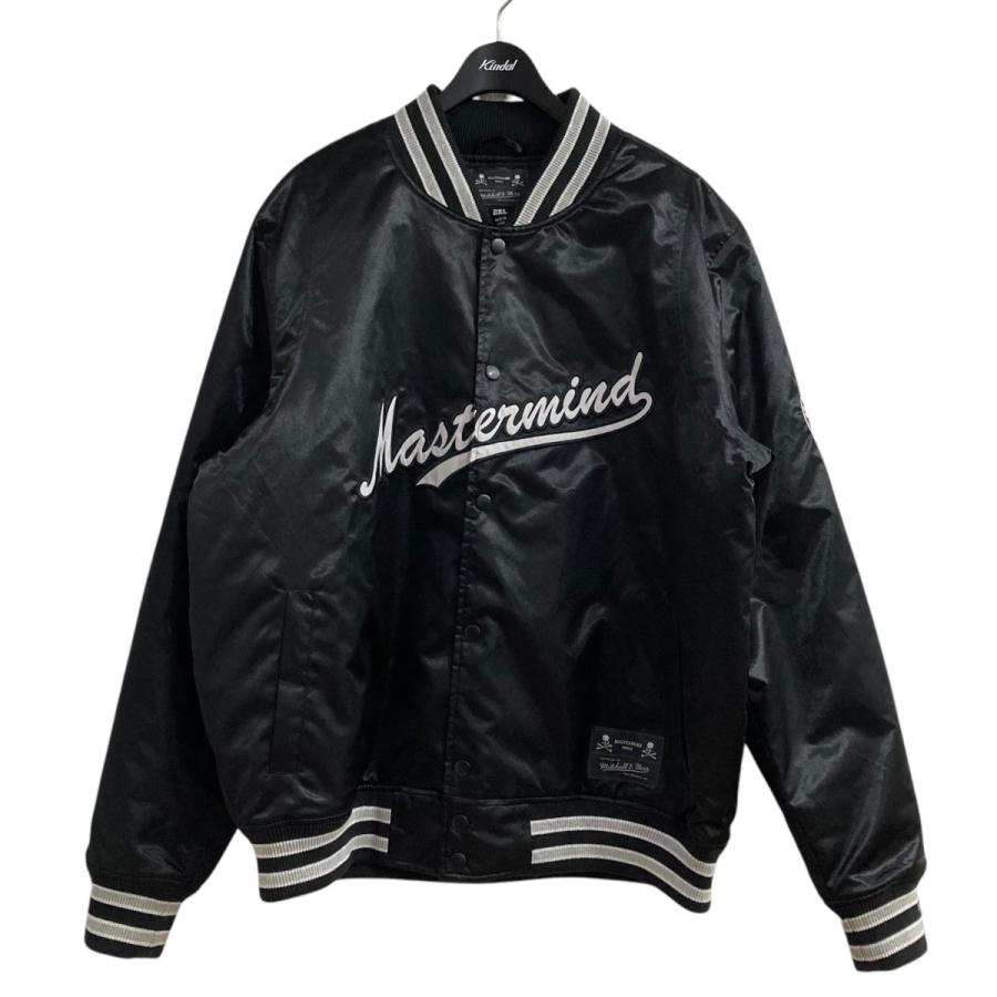マスターマインドジャパン Mastermind JAPAN×MITCHELL ＆ NESS サテンスタジアムジャケット ブラック サイズ：2XL : 8045001012425 : カインド ...