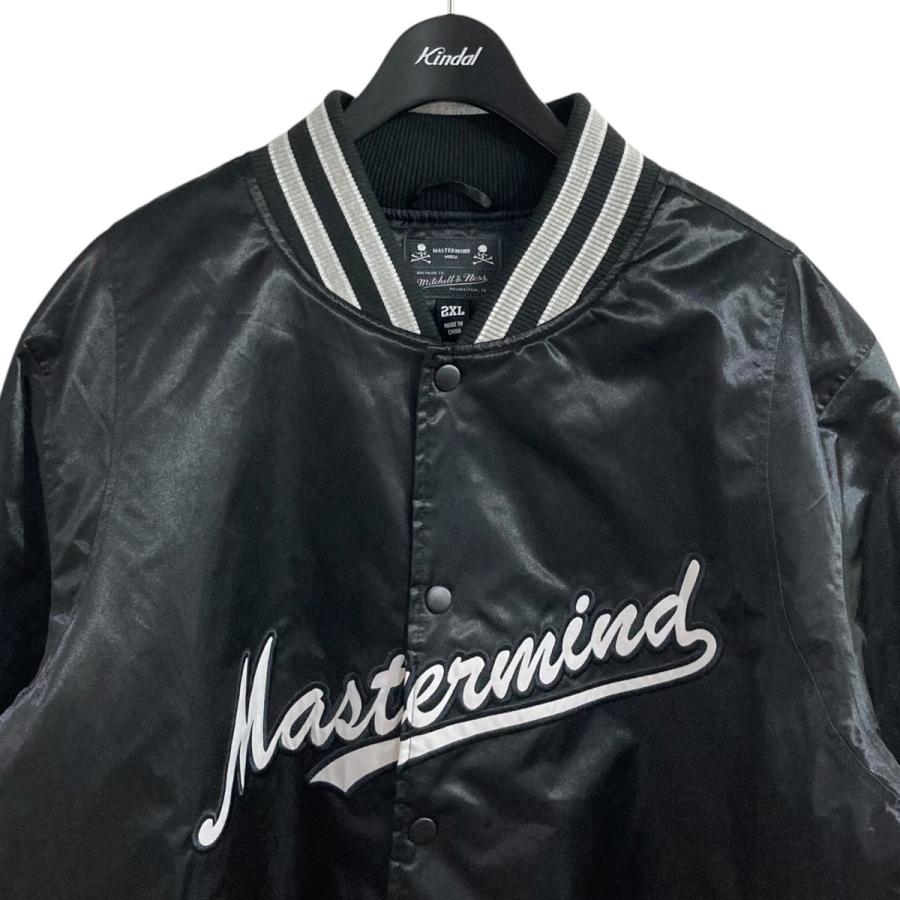 マスターマインドジャパン Mastermind JAPAN×MITCHELL ＆ NESS サテンスタジアムジャケット ブラック サイズ：2XL : 8045001012425 : カインド ...