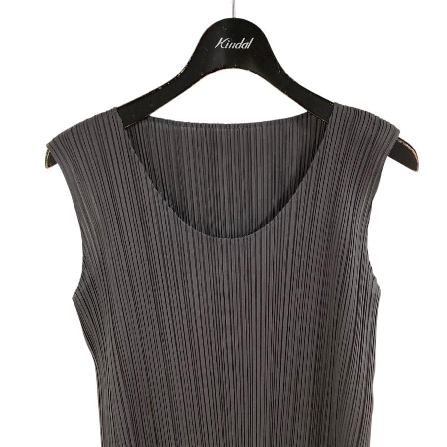 PLEATS PLEASE プリーツプリーズ ノースリーブプリーツワンピース PP04-JH616 グレー サイズ：2 : カインドオルYahoo!店 - 通販 - Yahoo!ショッピング