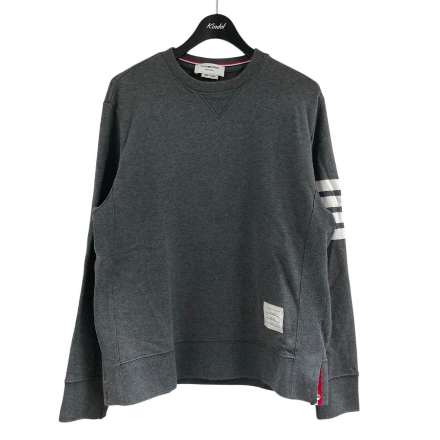 THOM BROWNE トム・ブラウン Thom Browne クラシックプルオーバースウェット グレー サイズ：5 : カインドオルYahoo!店 - 通販 - Yahoo!ショッピング