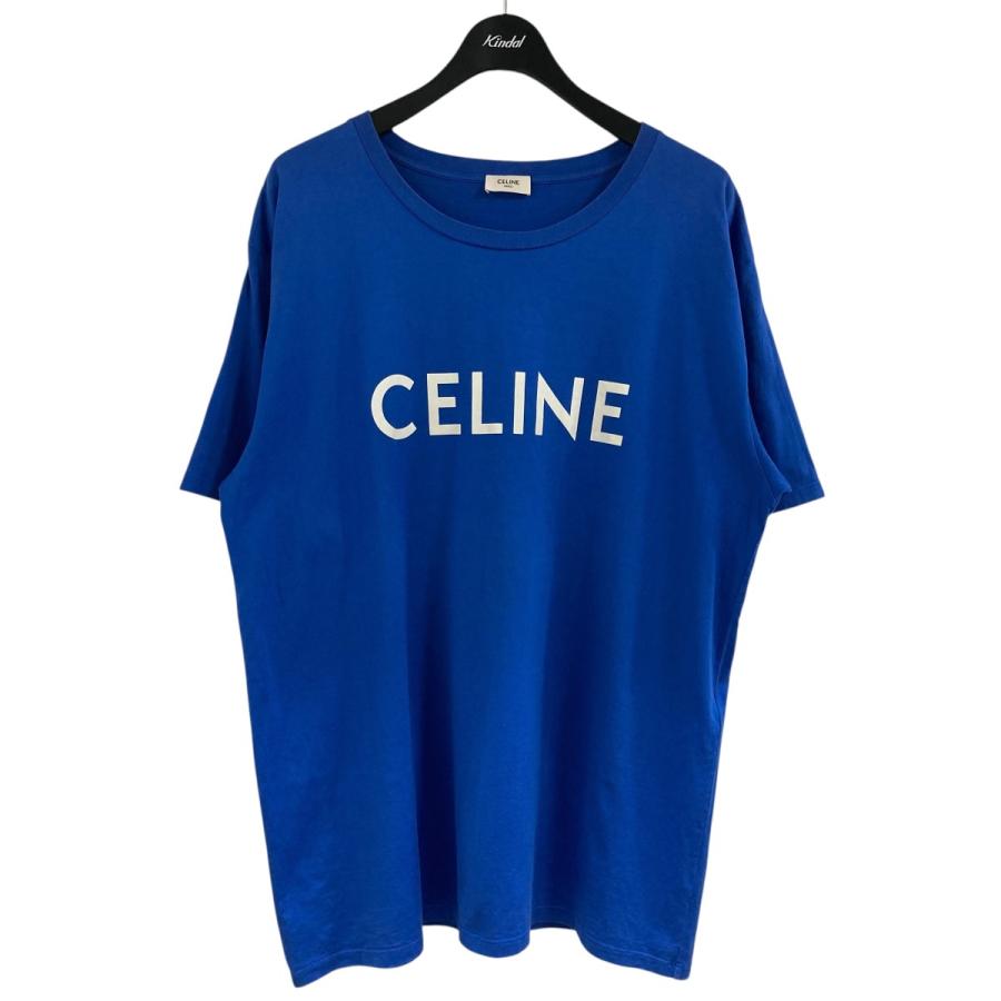 CELINE 【値下げ】CELINE ロゴTシャツ ブルー サイズ：XL (新宿店) : カインドオルYahoo!店 - 通販 - Yahoo!ショッピング