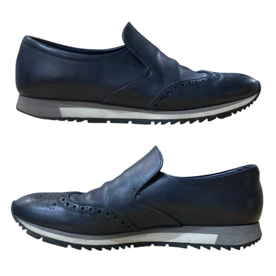PRADA 【値下げ】PRADA レザーシューズ ネイビー サイズ：7 (EC) : カインドオルYahoo!店 - 通販 - Yahoo!ショッピング