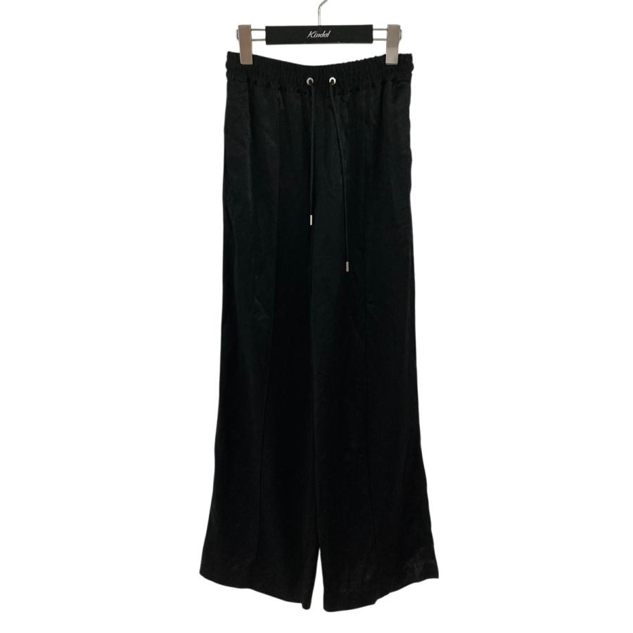CINOH チノ サテンリラックスパンツ ブラック サイズ：36 : カインドオルYahoo!店 - 通販 - Yahoo!ショッピング
