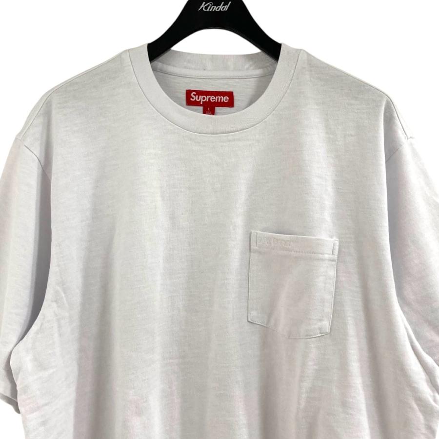 Supreme シュプリーム 25SS POCKET TEE 半袖Tシャツ ホワイト サイズ：L : カインドオルYahoo!店 - 通販 - Yahoo!ショッピング
