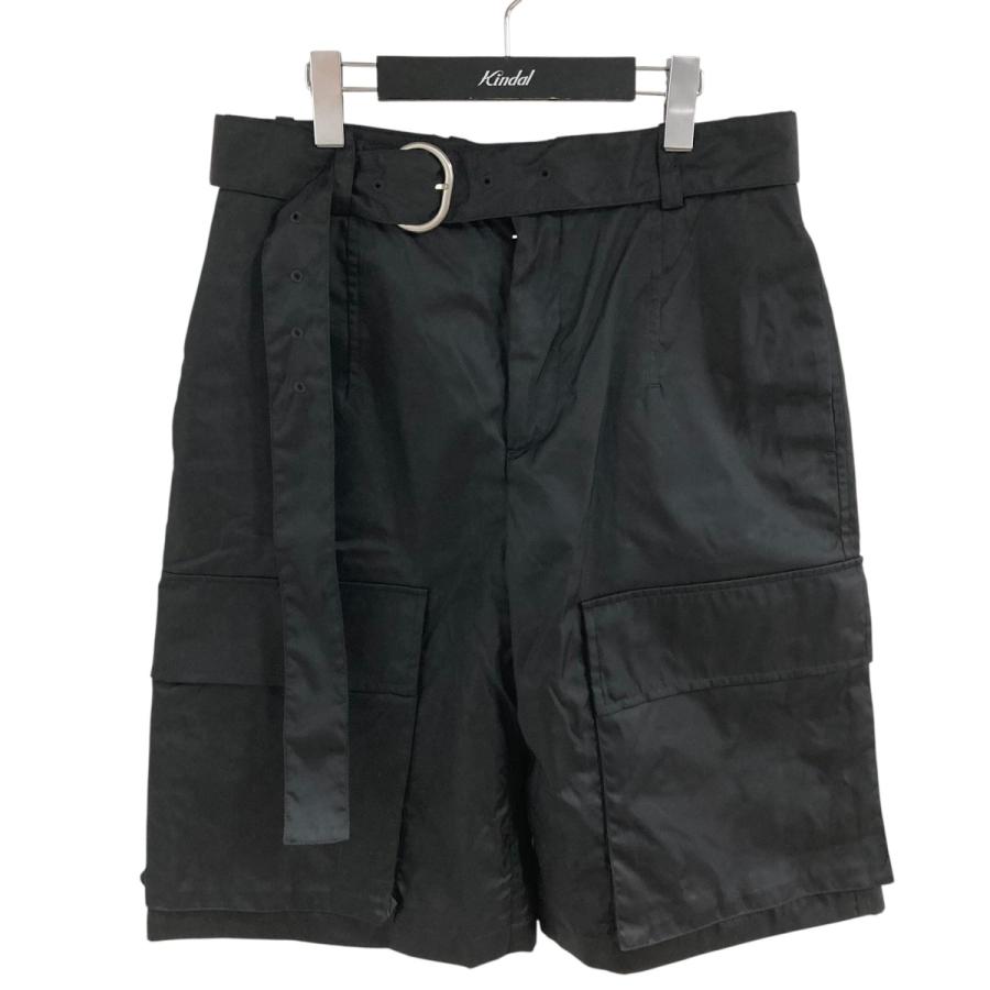 JIL SANDER ジルサンダー カーゴナイロンハーフパンツ ブラック サイズ：46 : カインドオルYahoo!店 - 通販 - Yahoo!ショッピング