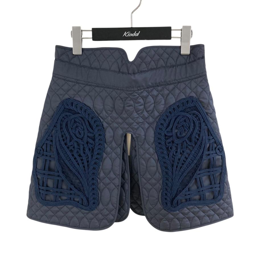 マメクロゴウチ mame kurogouchi キルティング巻きスカート ネイビー サイズ：Free : カインドオルYahoo!店 - 通販 - Yahoo!ショッピング