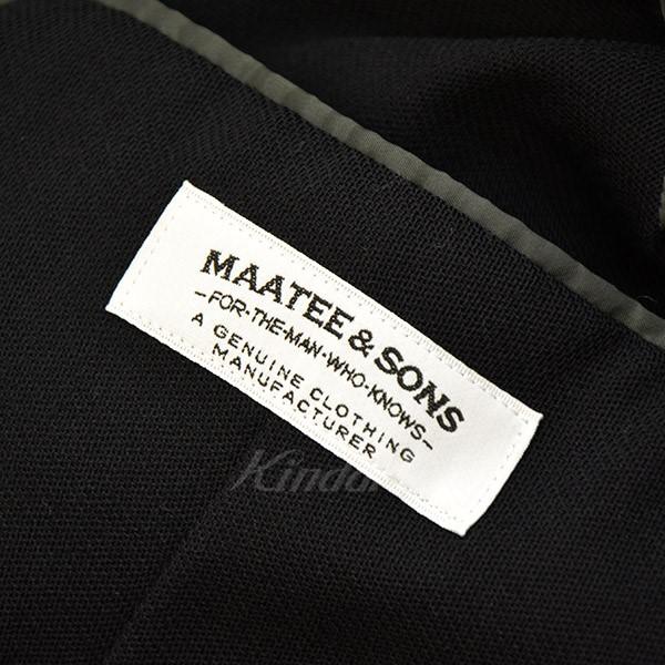 マーティ 【値下げ】MAATEE&SONS 4B JACKET BIGGER オーバー マーティ 【値下げ】MAATEE&SONS 4B JACKET BIGGER オーバー