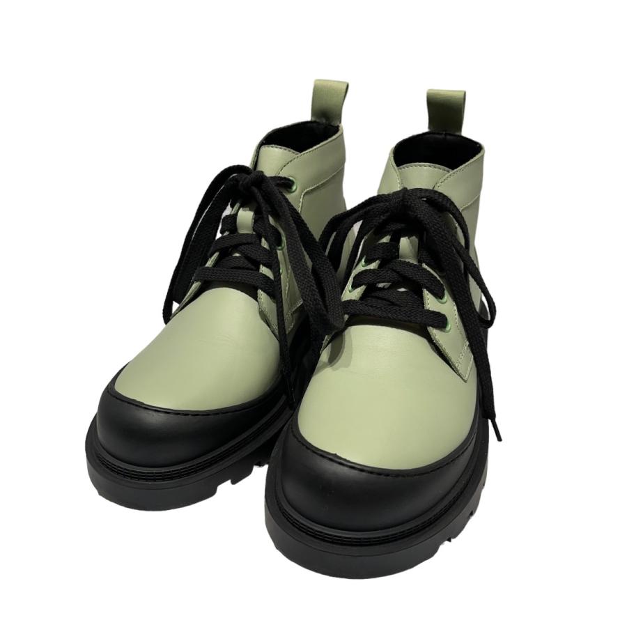 LOEWE 【値下げ】LOEWE コンバットブーツ ミッド ミントグリーン サイズ：39 (神戸元町店) : カインドオルYahoo!店 - 通販 - Yahoo!ショッピング