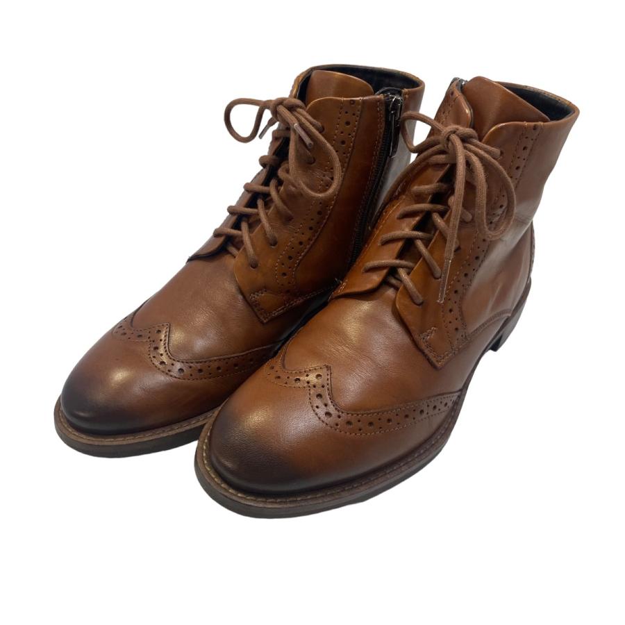 エコー ECCO ウィングチップブーツ／26635301277 ブラウン サイズ：23．5cm : 8055000389763 : カインドオルYahoo!店 - 通販 - Yahoo!ショッピング