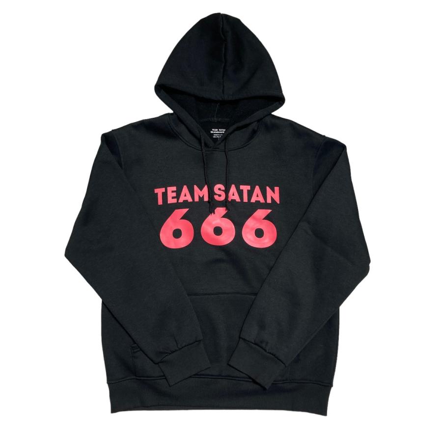 TEAM SATAN チームサタン スケートボーディング TEAM SATAN SKATEBOARDING EAM SATAN 666 PULLOVER H プリントパーカ : カインドオル ...