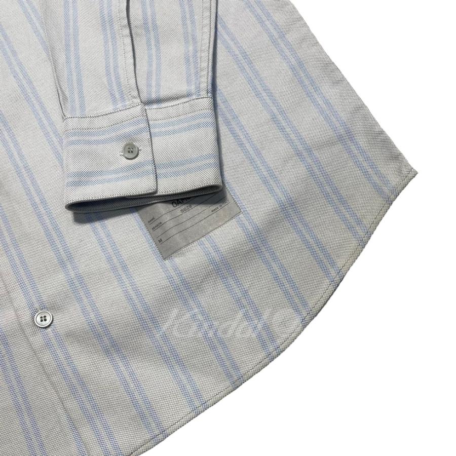 オーエーエムシー OAMC (OVER ALL MASTER CLOTH) 2020SS Salv Shirt コットンポプリンストライプ ...