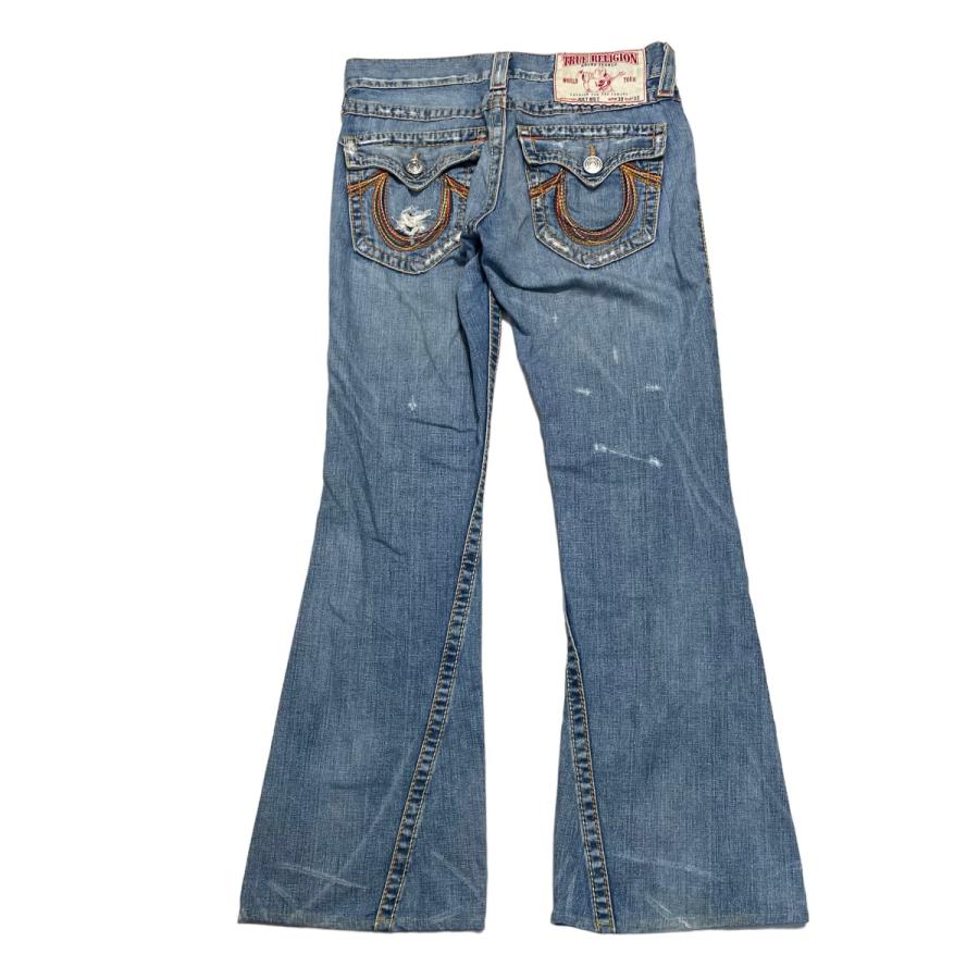 TRUE RELIGION トゥルーレリジョン フレアデニムパンツ 24 TRUE RELIGION トゥルーレリジョン フレアデニムパンツ 24