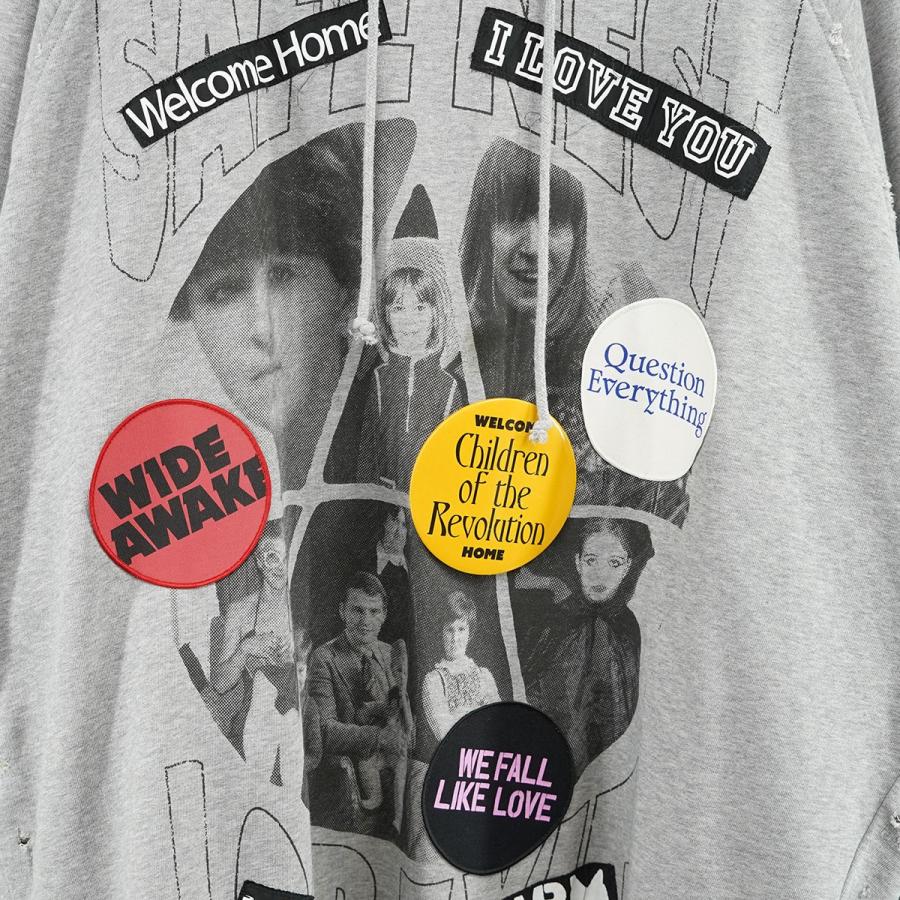 RAF SIMONS 【値下げ】RAF 21SS DESTROYED OVERSIZED HOODIE RAF SIMONS 【値下げ】RAF 21SS DESTROYED OVERSIZED HOODIE