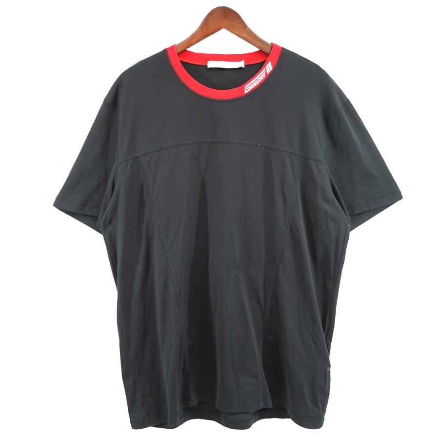 GIVENCHY 【値下げ】GIVENCHY W／ Contrast Collar ネック ロゴ Tシャツ ブラック サイズ：L (Slim Fit) (吉祥寺店) : カインドオルYahoo ...