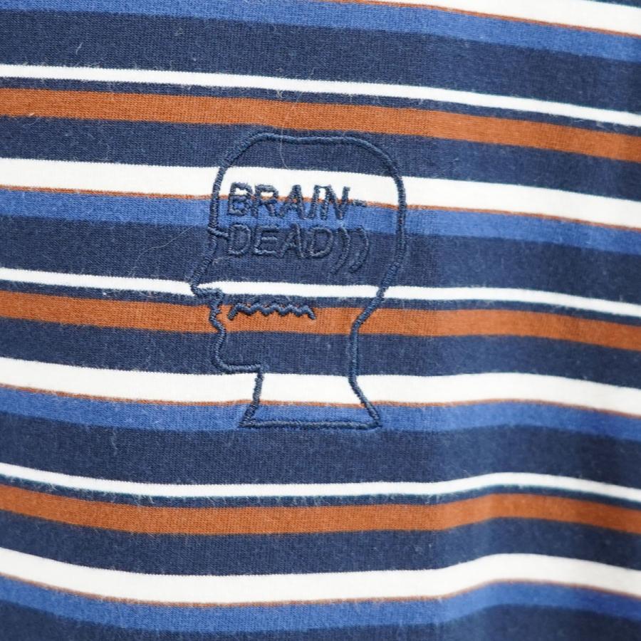 BRAIN DEAD ブレインデッド マルチボーダーTシャツ マルチカラー BRAIN DEAD ブレインデッド マルチボーダーTシャツ マルチカラー