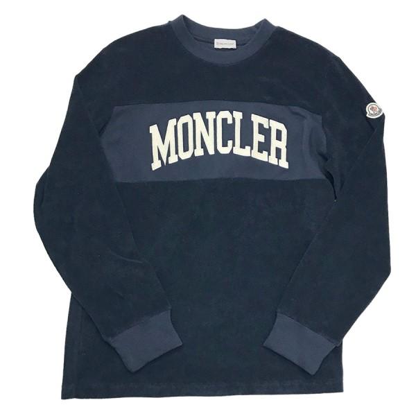 モンクレール MONCLER 2024SS スウェットシャツ パイル生地 ネイビー×ホワイト サイズ：M :8061000183607:カインドオルYahoo!店 - 通販 - Yahoo ...