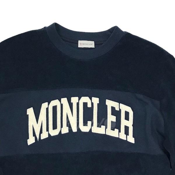 モンクレール MONCLER 2024SS スウェットシャツ パイル生地 ネイビー×ホワイト サイズ：M :8061000183607:カインドオルYahoo!店 - 通販 - Yahoo ...