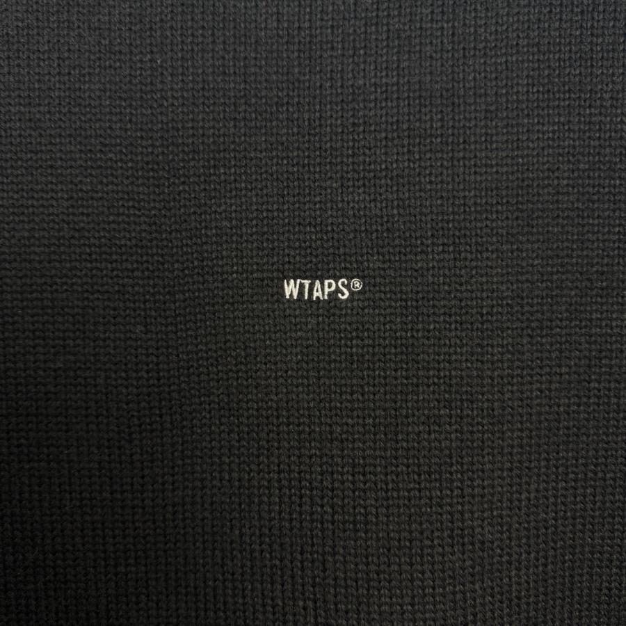WTAPS ダブルタップス 24AW SIGN ／ SWEATER POLY クルーネックニット 242MADT-KNM04 ブラック サイズ：0 : カインドオルYahoo!店 - 通販 ...