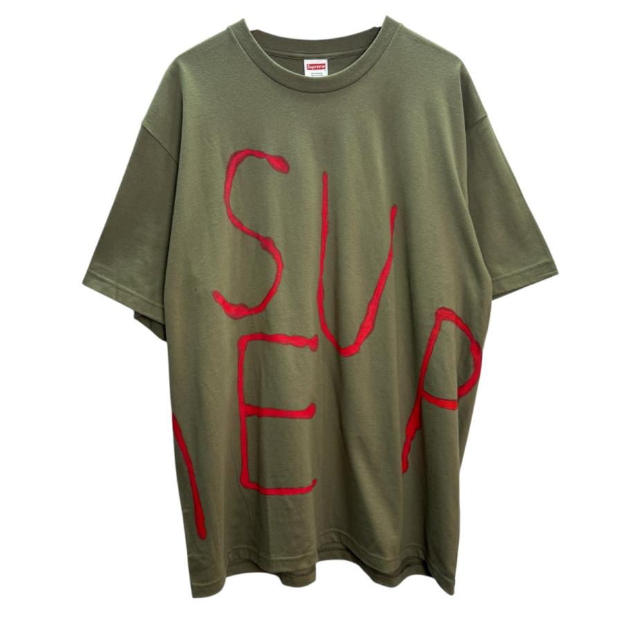 Supreme シュプリーム 25SS／ Painted Tee ペインテッドTシャツ ライトオリーブ サイズ：XL : カインドオルYahoo!店 - 通販 - Yahoo!ショッピング