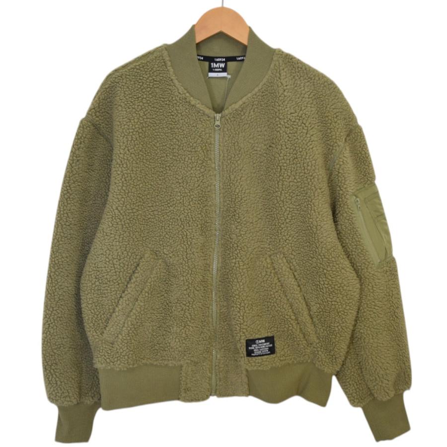 ジーユー ジーユー×ソフ GU×1MW by SOPH． フリースMA-1ブルゾン オリーブ サイズ：S : カインドオルYahoo!店 - 通販 - Yahoo!ショッピング