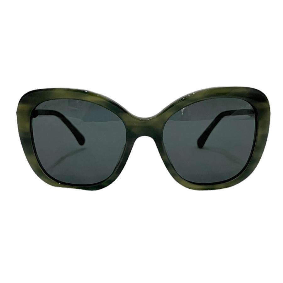 CHANEL ココマークパール サングラス 5339 HA グリーン サイズ：55 18 140 (恵比寿店) 220711 : カインドオル ...