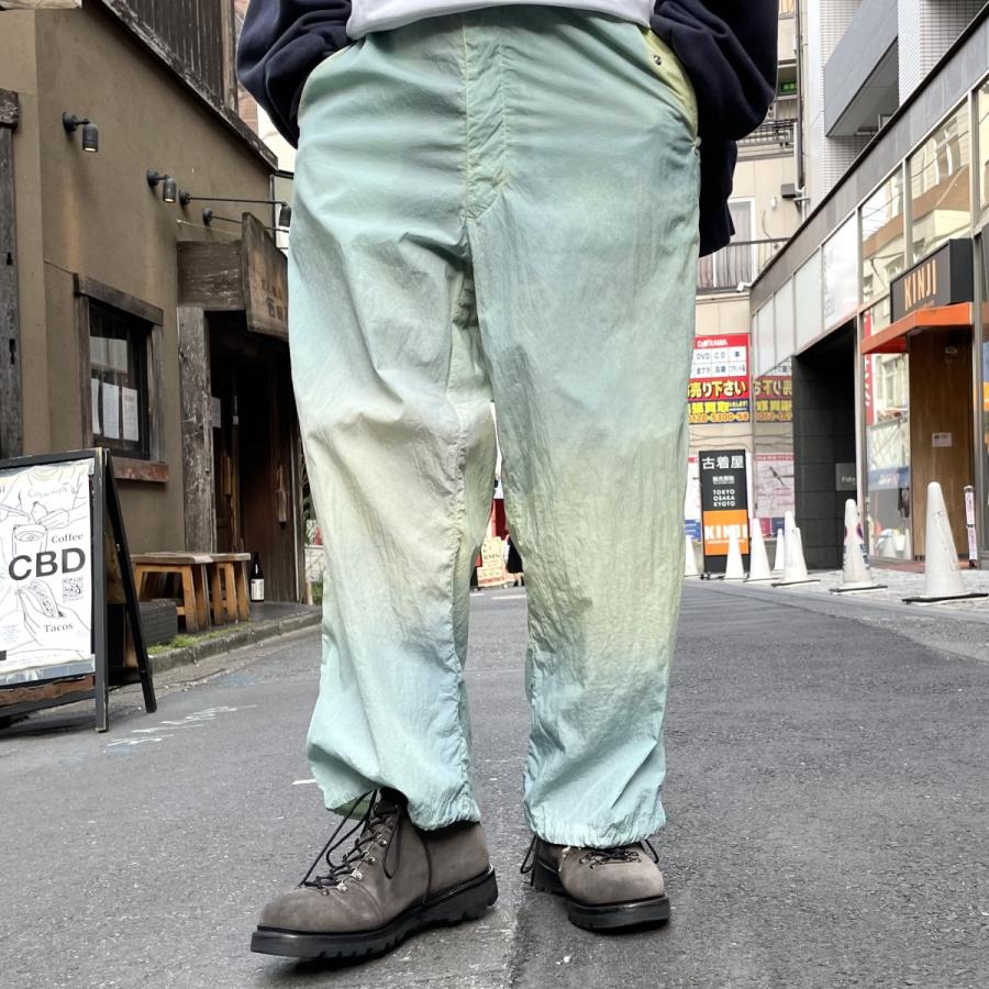 YOAK ヨーク YOKE 23SS Spray Printed Military Wide Easy Pantsスプレーミリタリーナイロンイージーパンツ ブル : カインドオルYahoo!店 ...