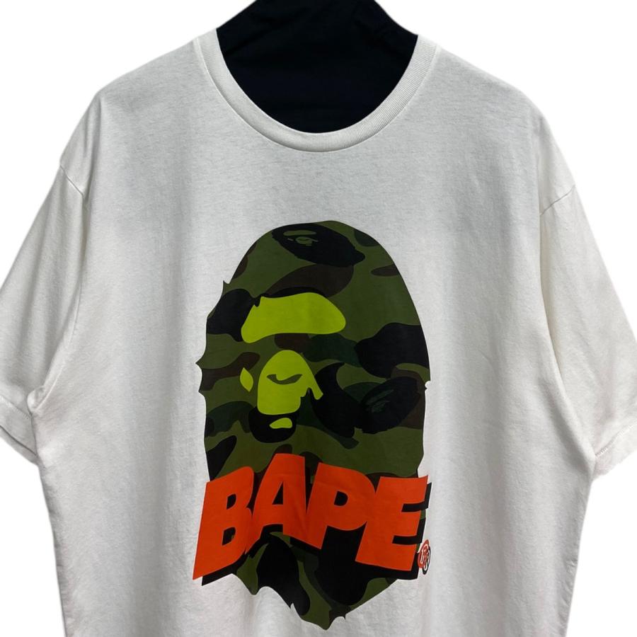 A BATHING APE（アベイシングエイプ） A BATHING APE 20AW BAPE#2 Tee 両面プリントTシャツ ホワイト サイズ：2XL : カインドオルYahoo!店 ...