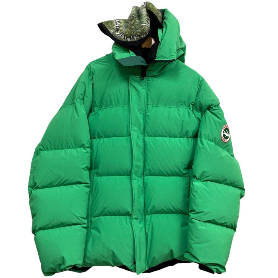 doublet ダブレット 23AW Animal Trim Puffer Jacketオーバーサイズダウンジャケット グリーン サイズ：XL : カインドオルYahoo!店 - 通販 ...