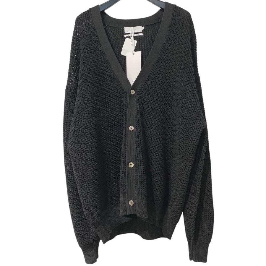 グラフペーパー Graphpaper 24SS Linen SOLOTEX Knit Cardiganリネンメッシュオーバーサイズカーディガン ブラッ : カインドオルYahoo!店 - 通販 ...