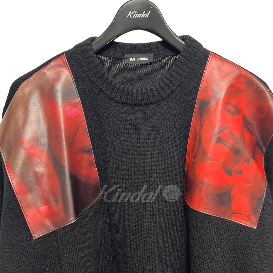 ラフシモンズ RAF SIMONS 2019AW Wild at Heart オーバーサイズパッチセーター ブラック サイズ：S : 8071000130556 : カインドオルYahoo!店 ...