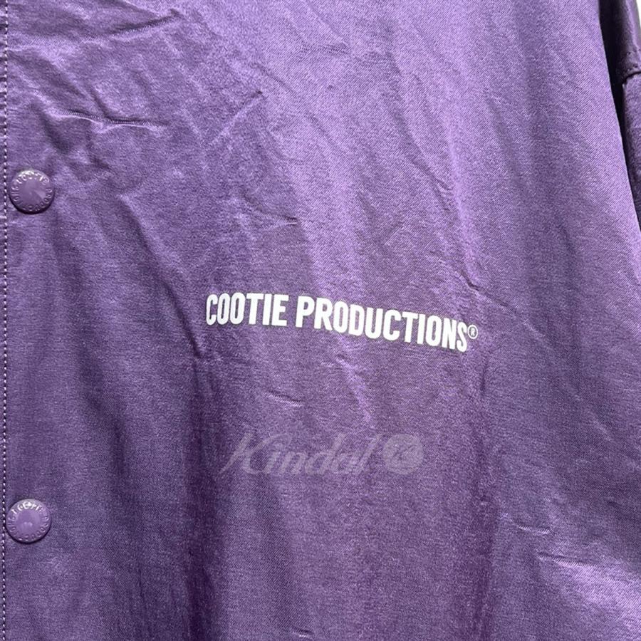 クーティープロダクションズ COOTIE PRODUCTIONS R／C Satin Coach Jacket ロゴサテンコーチジャケット パープル :8071000132833:カインドオル ...