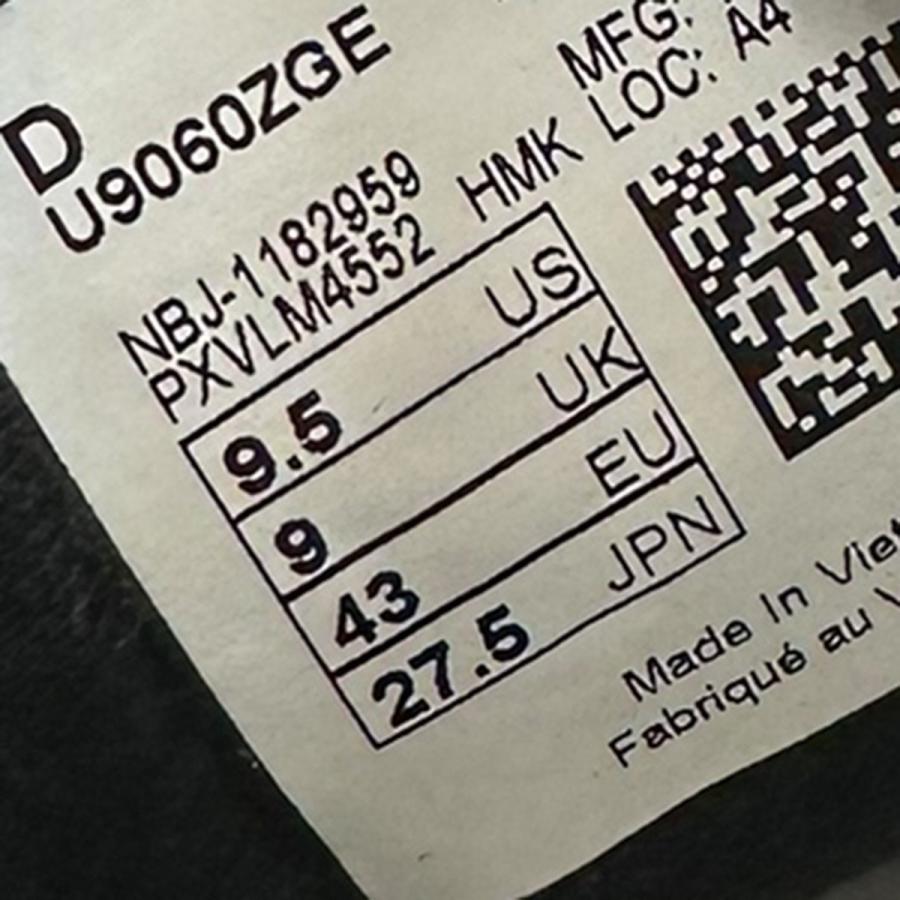 New Balance ニューバランス NEW BALANCE 25SS U9060ZGE スニーカー ブラック サイズ：US9.5 : カインドオルYahoo!店 - 通販 - Yahoo ...