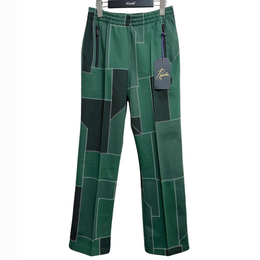 Needles ニードルス STUDIOUS別注 Track Pants 総柄トラックパンツ OT1549 グリーン サイズ：XS : カインドオルYahoo!店 - 通販 - Yahoo ...