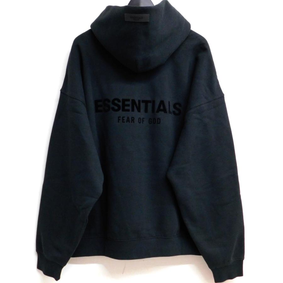 FOG ESSENTIALS エフオージーエッセンシャルズ バックロゴ プルオーバーフーディー ブラック サイズ：L : カインドオルYahoo!店 - 通販 - Yahoo!ショッピング