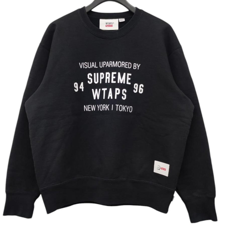 WTAPS ダブルタップス シュプリーム SUPREME Crewneck スウェット ブラック サイズ：S : カインドオルYahoo!店 - 通販 - Yahoo!ショッピング