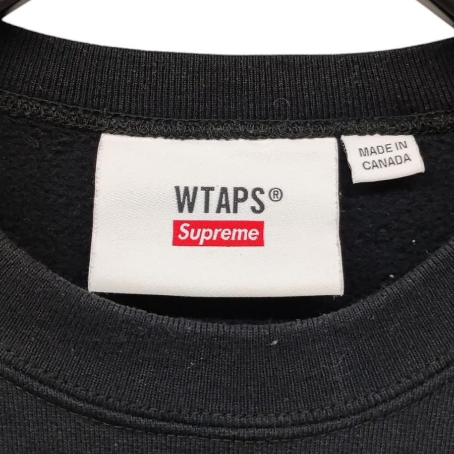 WTAPS ダブルタップス シュプリーム SUPREME Crewneck スウェット ブラック サイズ：S : カインドオルYahoo!店 - 通販 - Yahoo!ショッピング